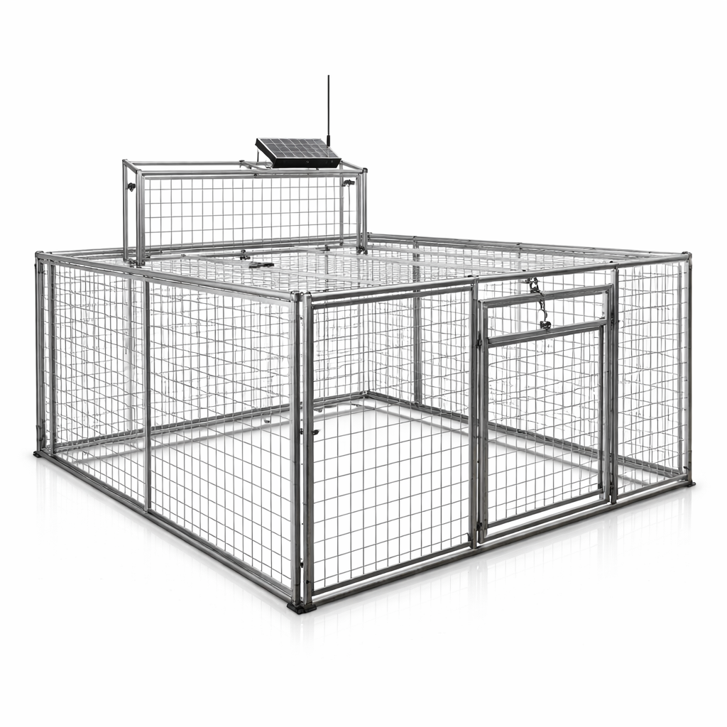 SolarSentinel Smart Hog Containment & Monitoring Enclosure — Ridgeland ...